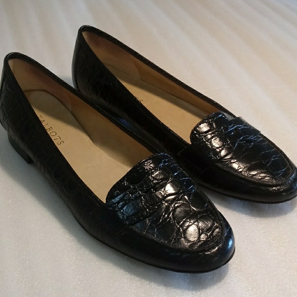 Talbots | Shoes | Talbots Black Penny Loafers Size 9aa | Poshmark